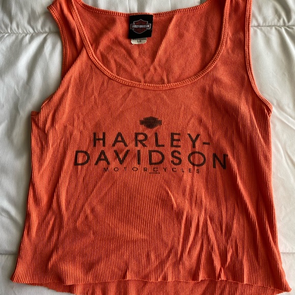 Harley-Davidson | Tops | Cropped Harley Davidson Tank Top | Poshmark